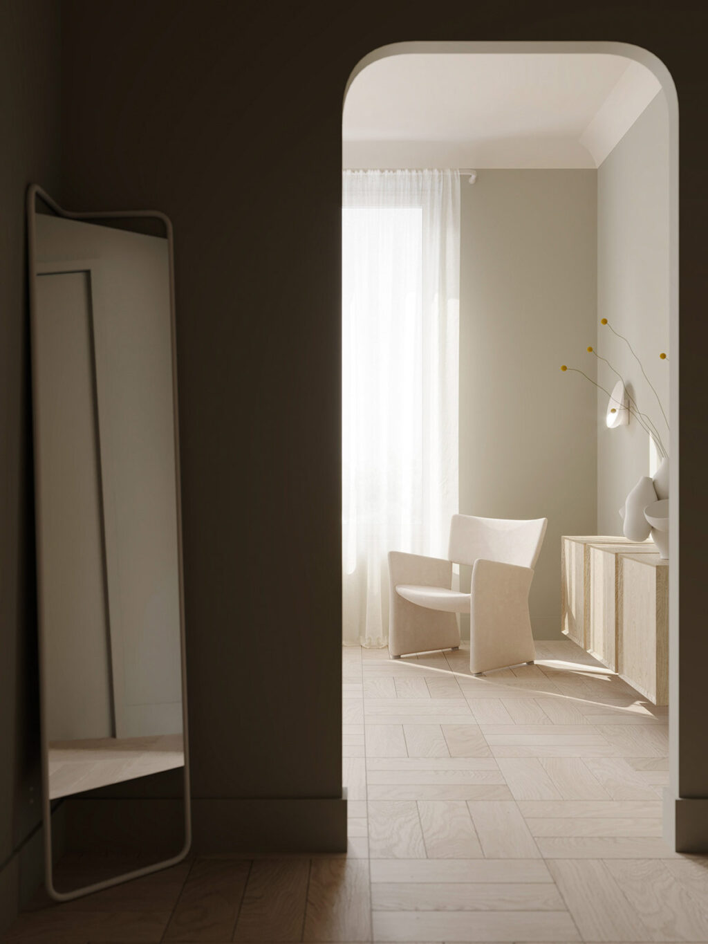 Melding Muted Colours Into Modern Decor