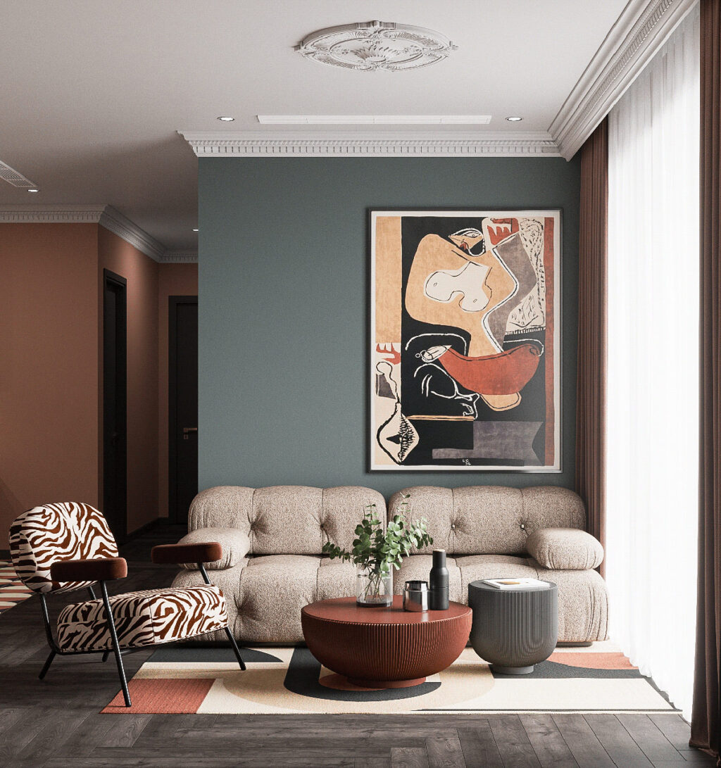 Melding Muted Colours Into Modern Decor