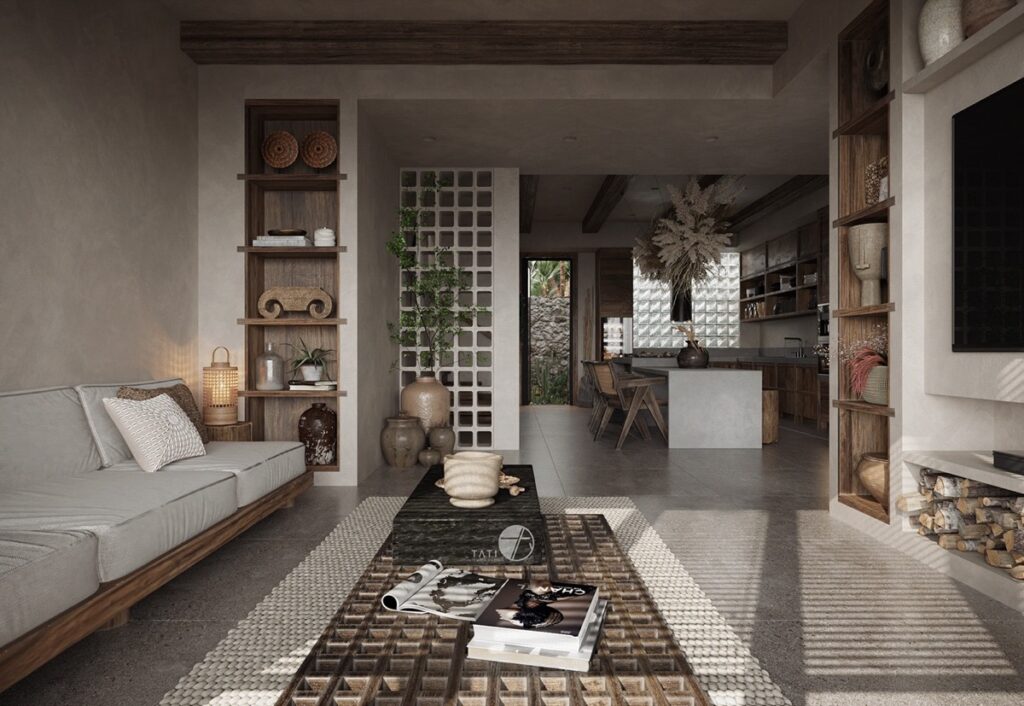 Rustic Nomadic Interiors With Botanical Beauty