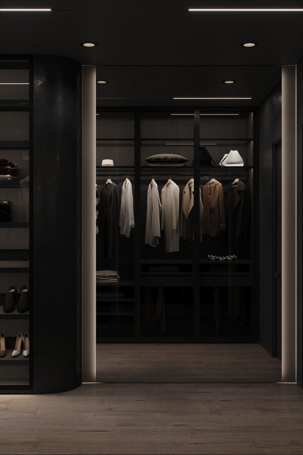 Curiously Dark & Moody Interior In Kyiv