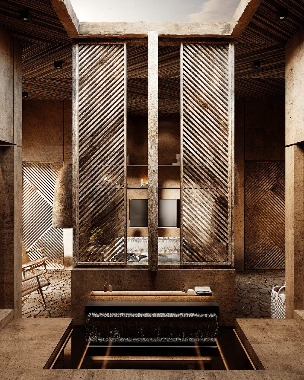 Deeply Rustic Interiors Meet Boho & Nomadic Melds