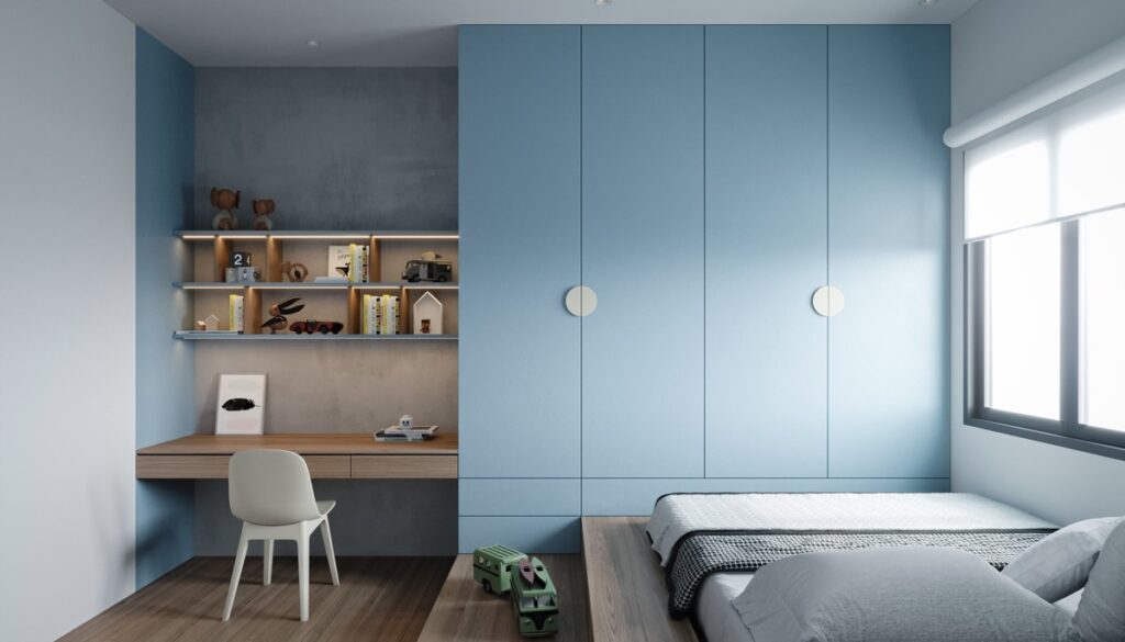 light blue kids room | Interior Design Ideas