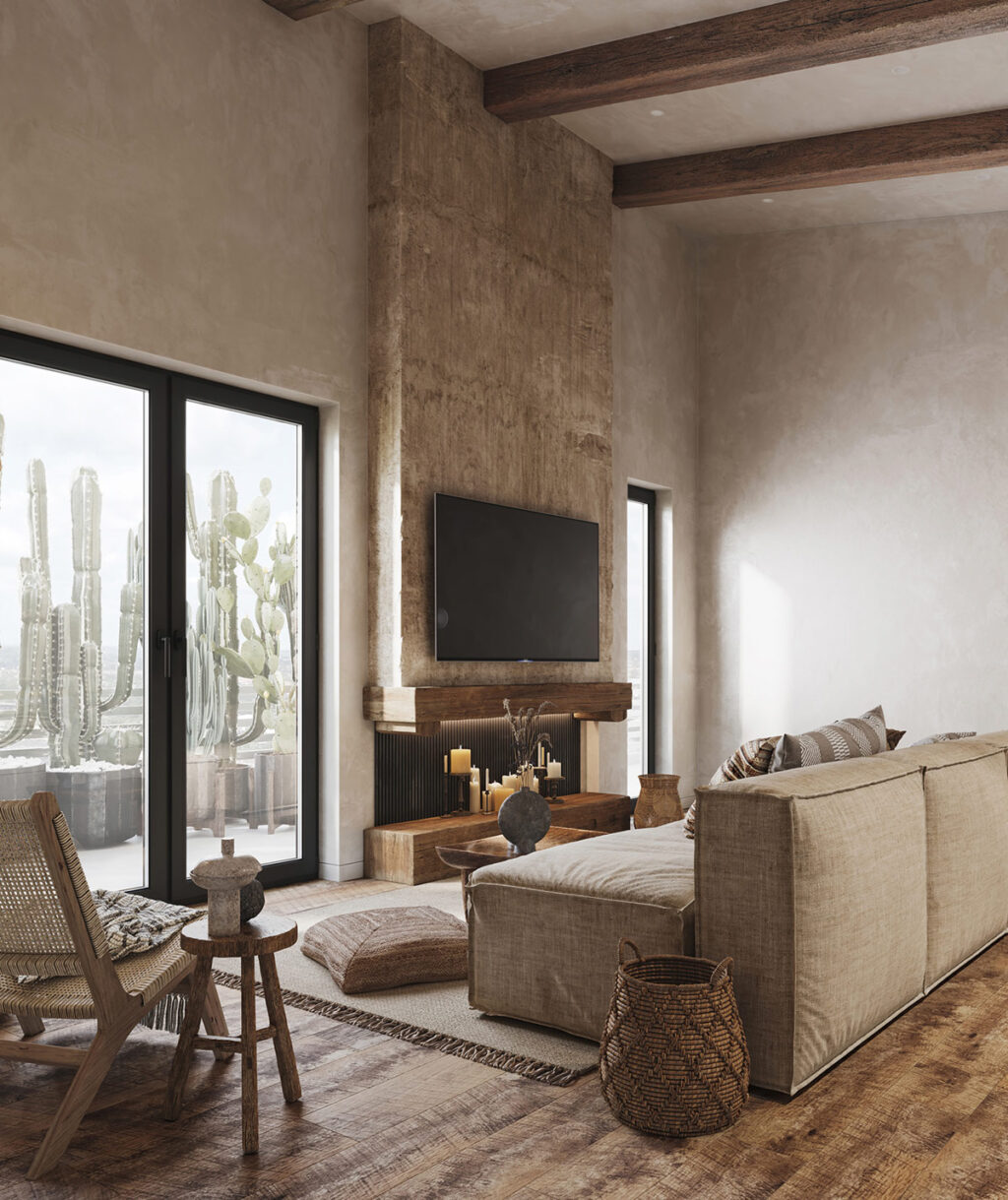 Deeply Rustic Interiors Meet Boho & Nomadic Melds