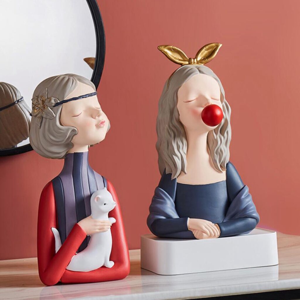 Product Of The Week: Cute Decorative Statues Blowing Bubblegum