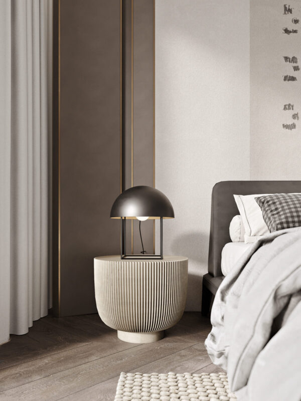 fluted bedside table | Interior Design Ideas