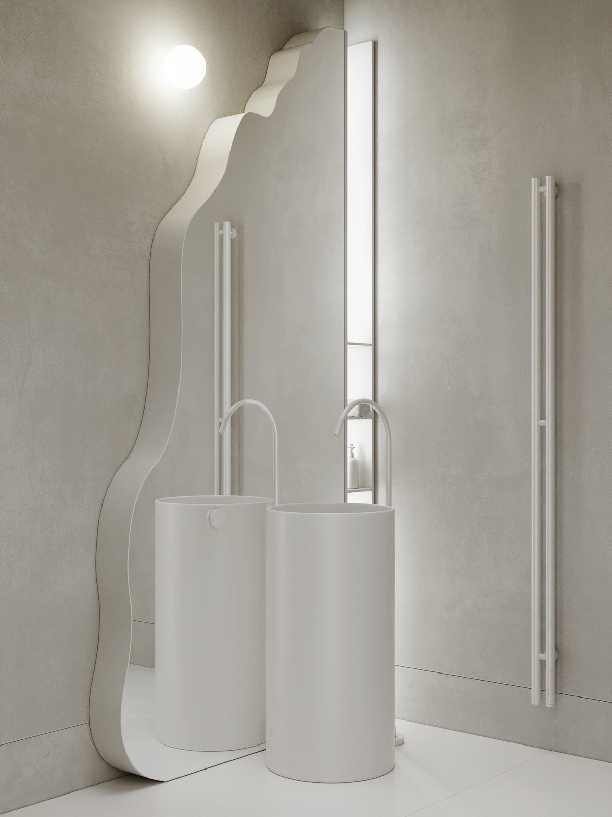 freeform mirror | Interior Design Ideas