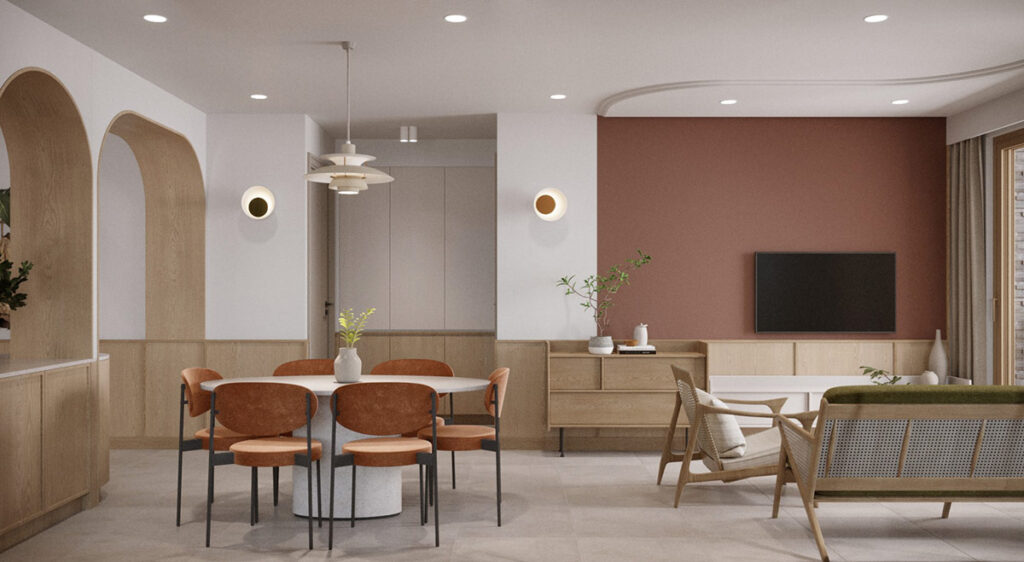 Fresh Ideas For Muted Orange And Green Decor