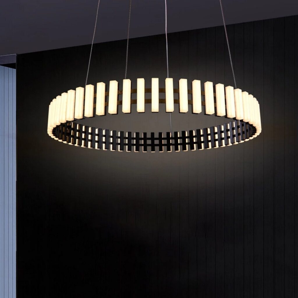 51 Circle Chandeliers that Put a Modern Spin on Classic Lighting