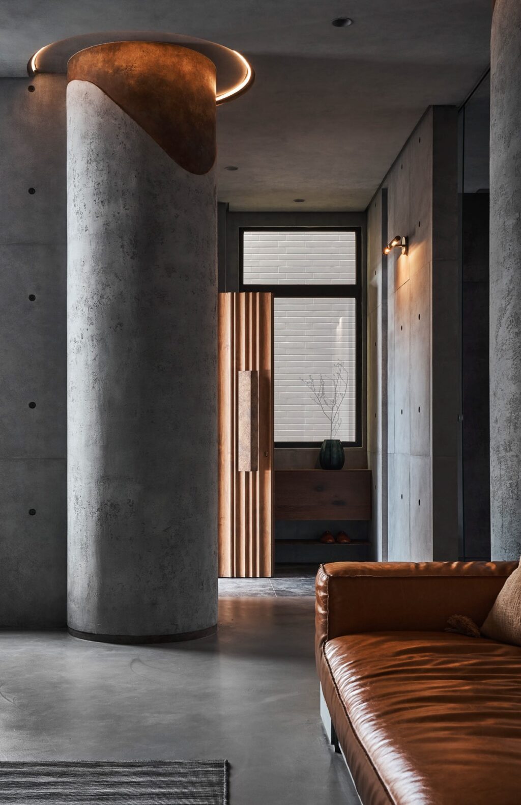 Creating Mixed Moods With Concrete Interiors