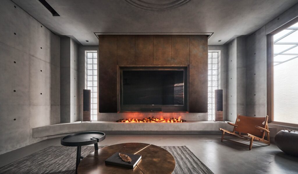 Creating Mixed Moods With Concrete Interiors