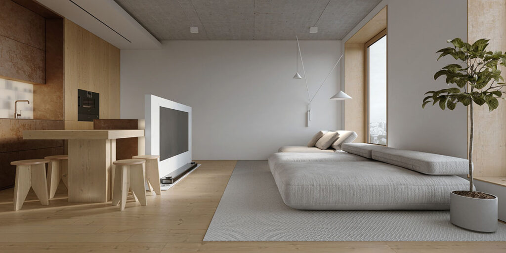 Muted Modern Home Interiors That Promote Calm & Relaxation