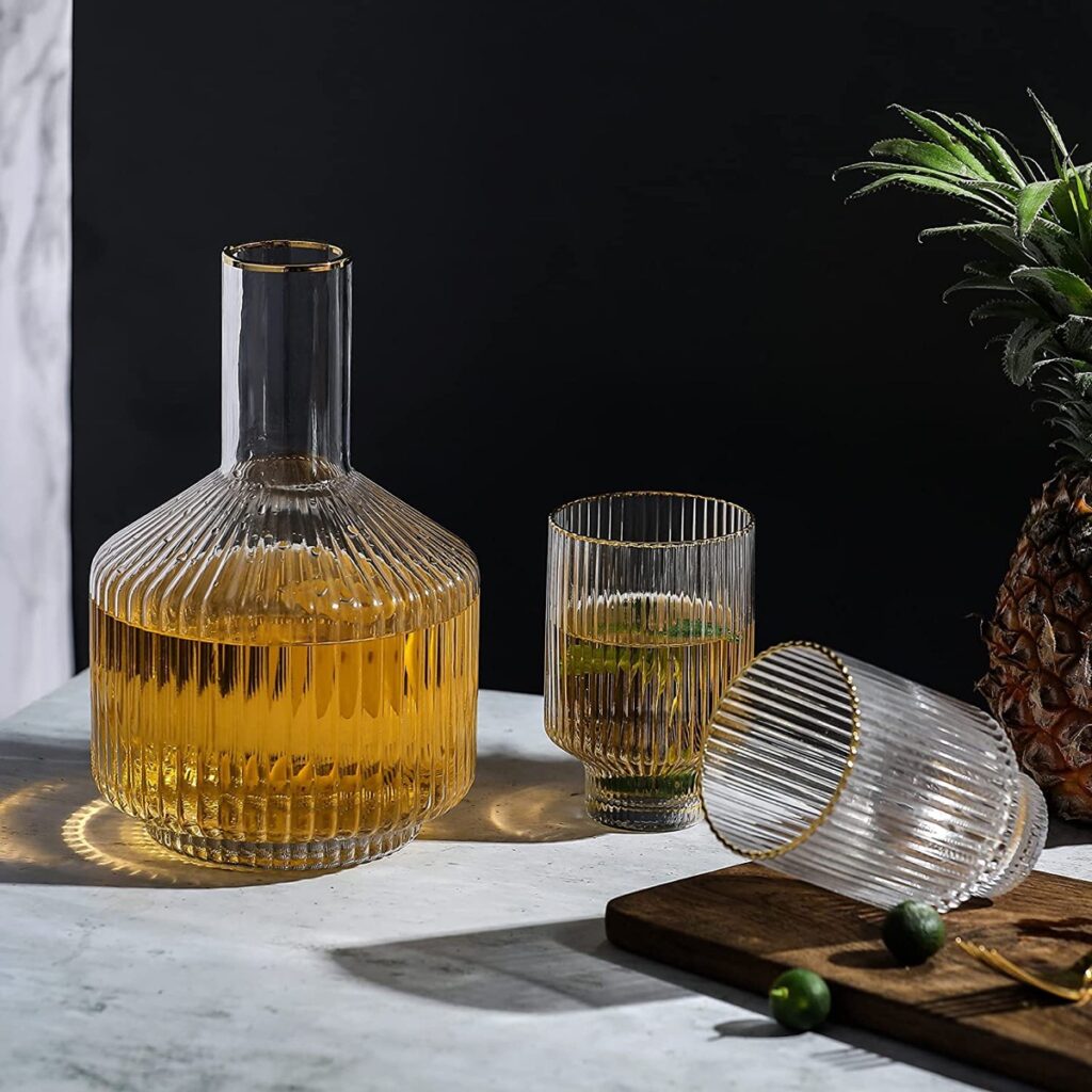 carafe and tumblers set | Interior Design Ideas