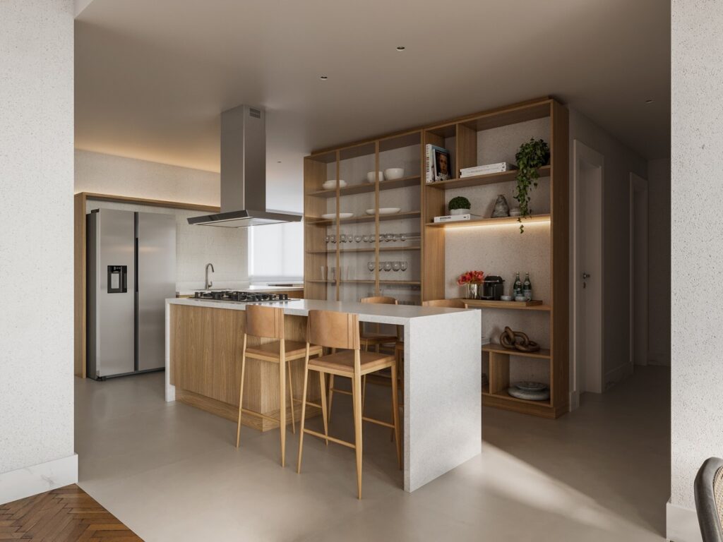 Exploring Brazilian Home Design Through Wood Accents & Colourful Art