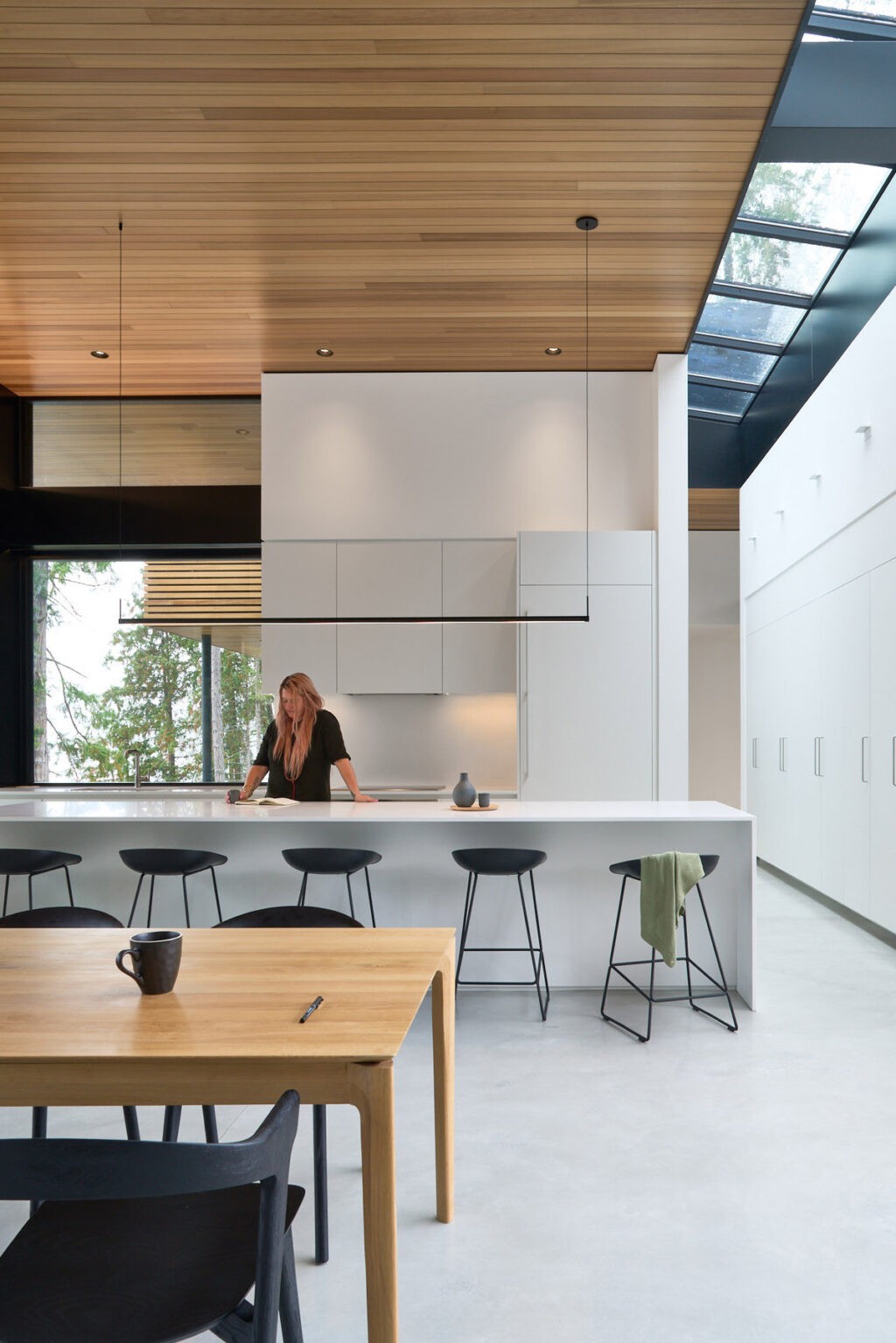 linear suspension light | Interior Design Ideas