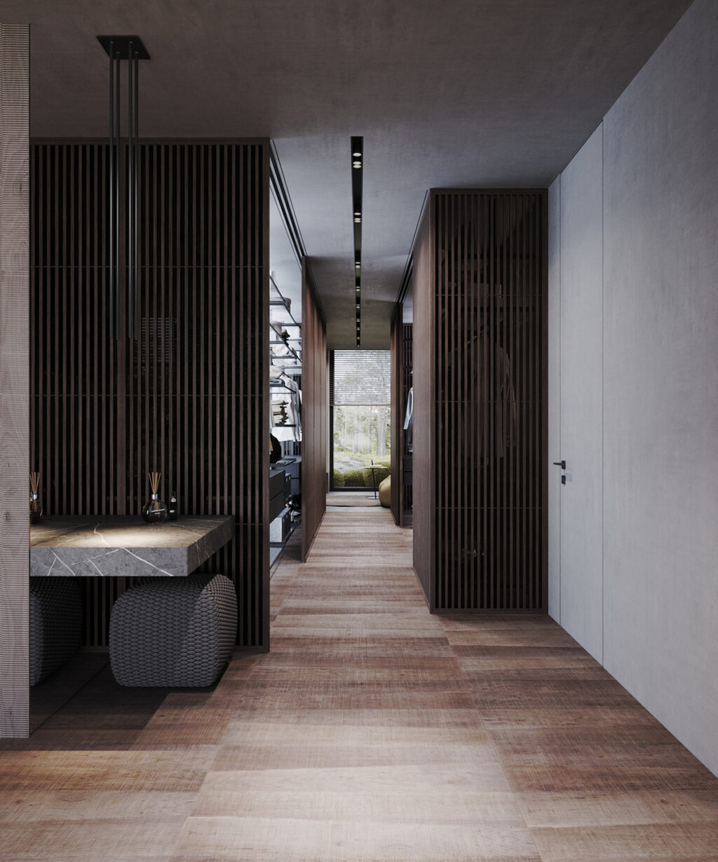 Zen Inspired Home Interior With Strong Stone Accents