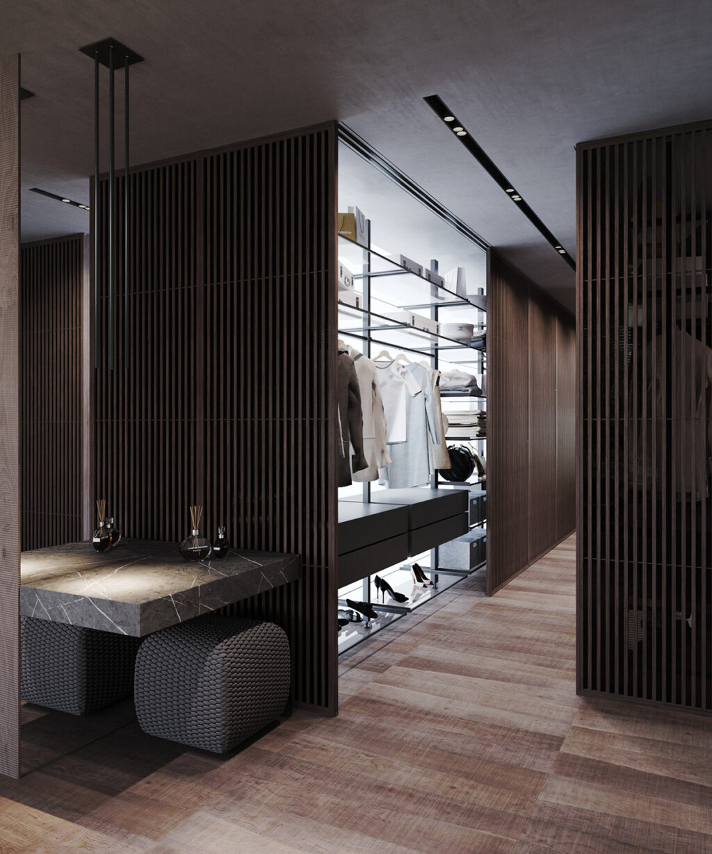 Zen Inspired Home Interior With Strong Stone Accents