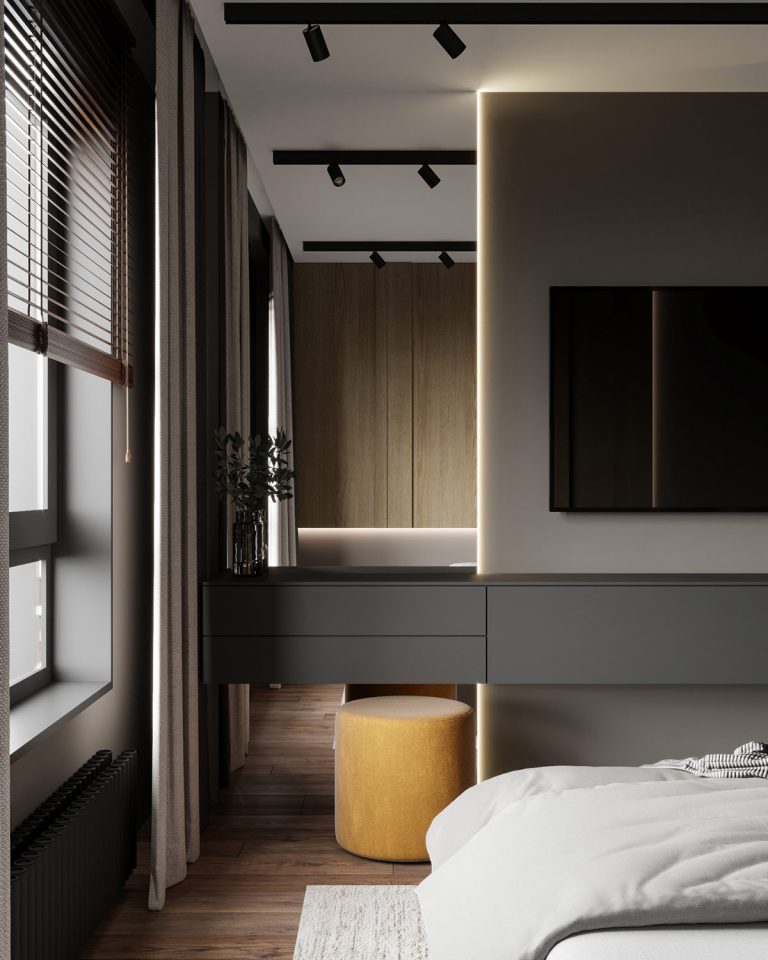 yellow vanity stool | Interior Design Ideas