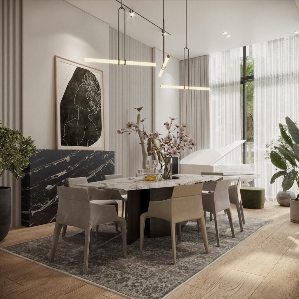 grey dining room rug | Interior Design Ideas