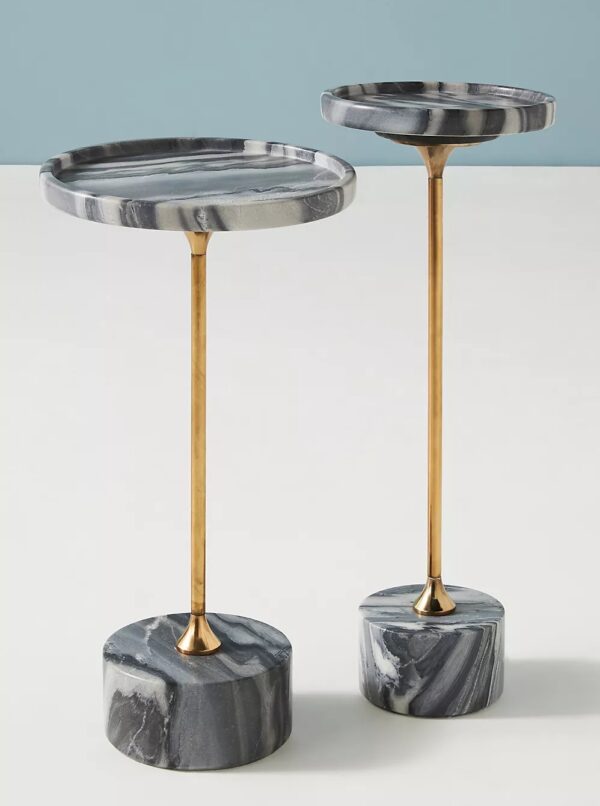 51 Marble and Faux Marble Side Tables for a Touch of Luxury Anywhere