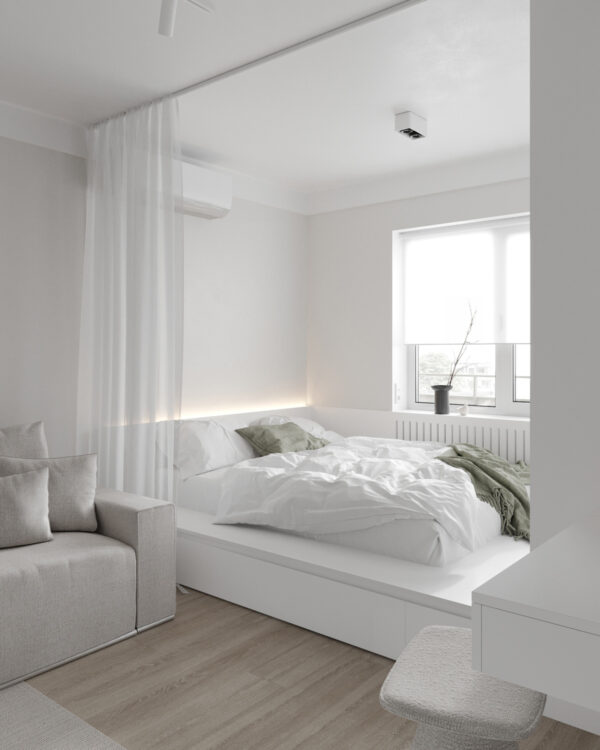 Cozy 35 Square Meter Apartment Makeover With Floor Plan