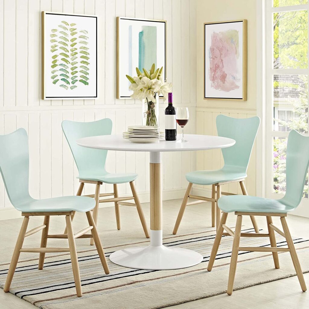 51 White Dining Tables for A Bright Dining Room Refresh