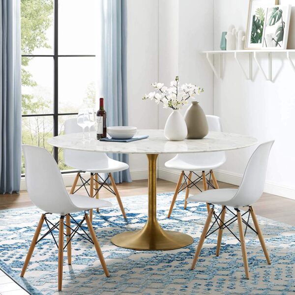 51 White Dining Tables for A Bright Dining Room Refresh