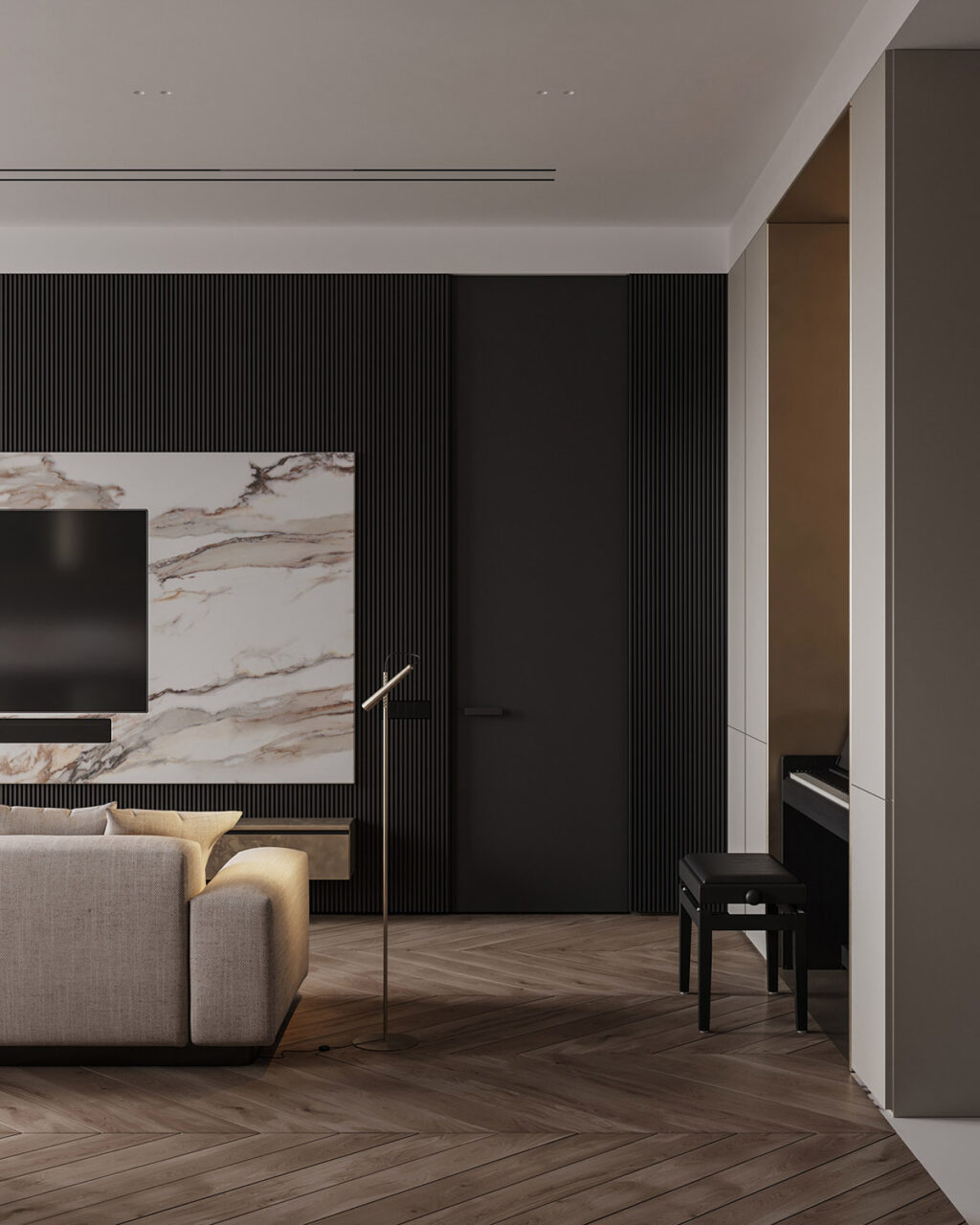 slatted wall panels | Interior Design IdeasInterior Design Ideas.