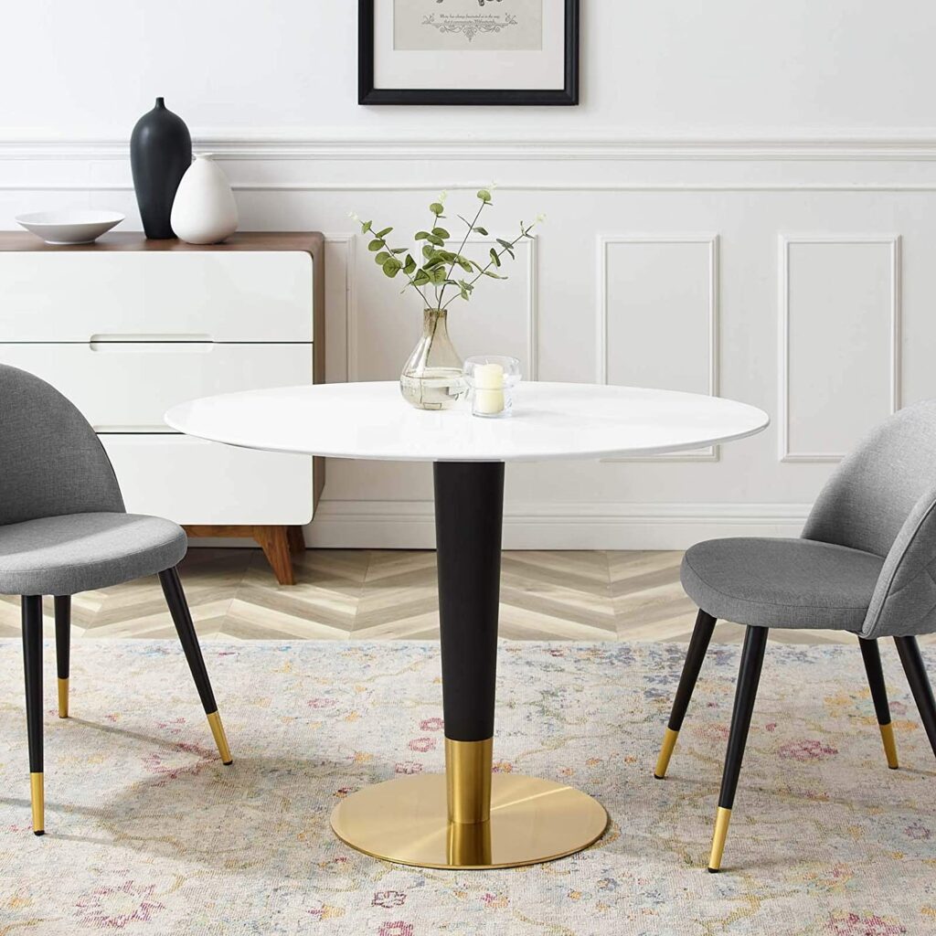 51 White Dining Tables for A Bright Dining Room Refresh
