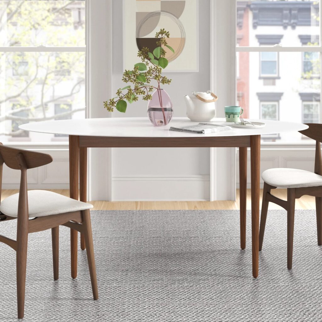 51 White Dining Tables for A Bright Dining Room Refresh