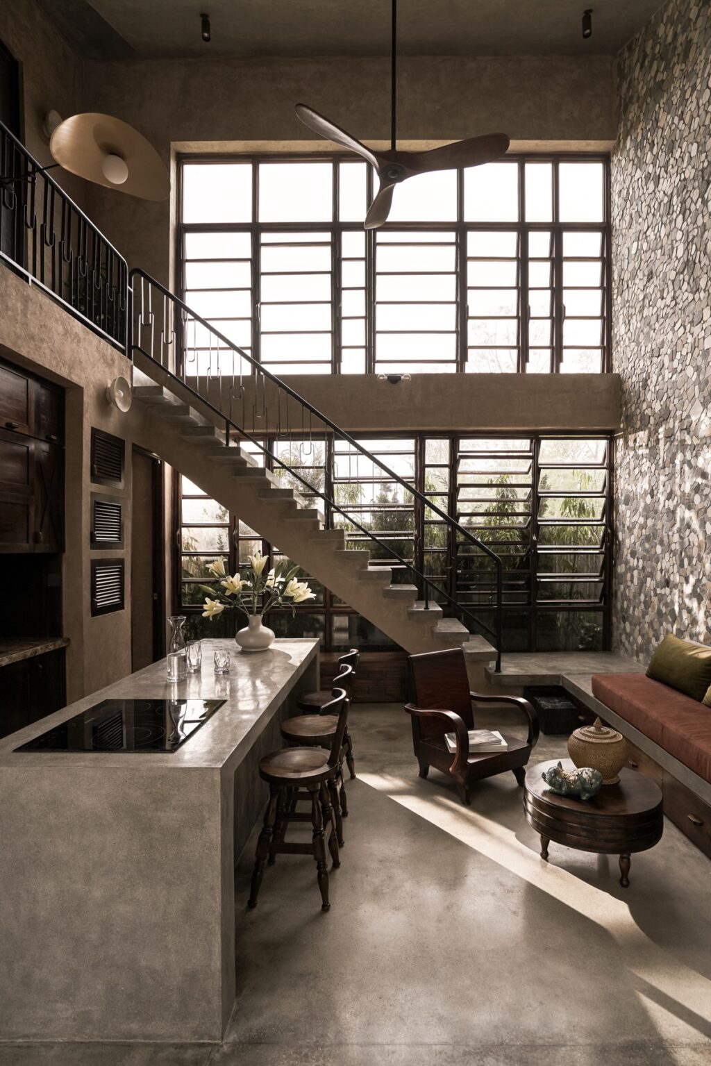 Rustic Asian Home With A Traditional Essence