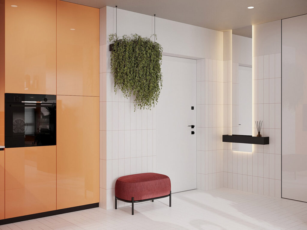 entryway stool | Interior Design Ideas