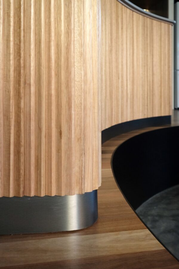 fluted wood furniture | Interior Design Ideas