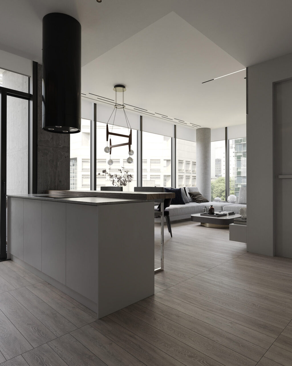 High-end City Apartment Tour (With Floor Plan)