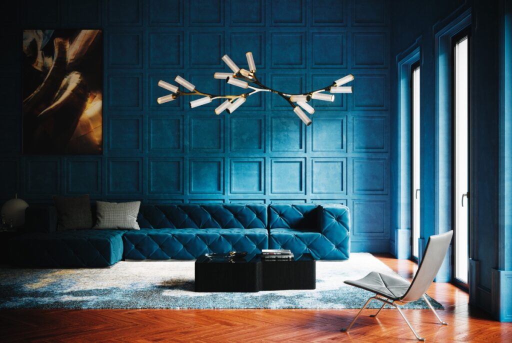 40 Blue Couch Living Rooms With Tips And Ideas To Design Around The Color