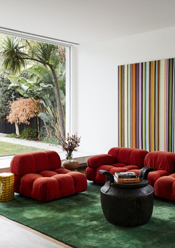 40 Red Couch Living Rooms With Tips And Ideas To Design Around The Color