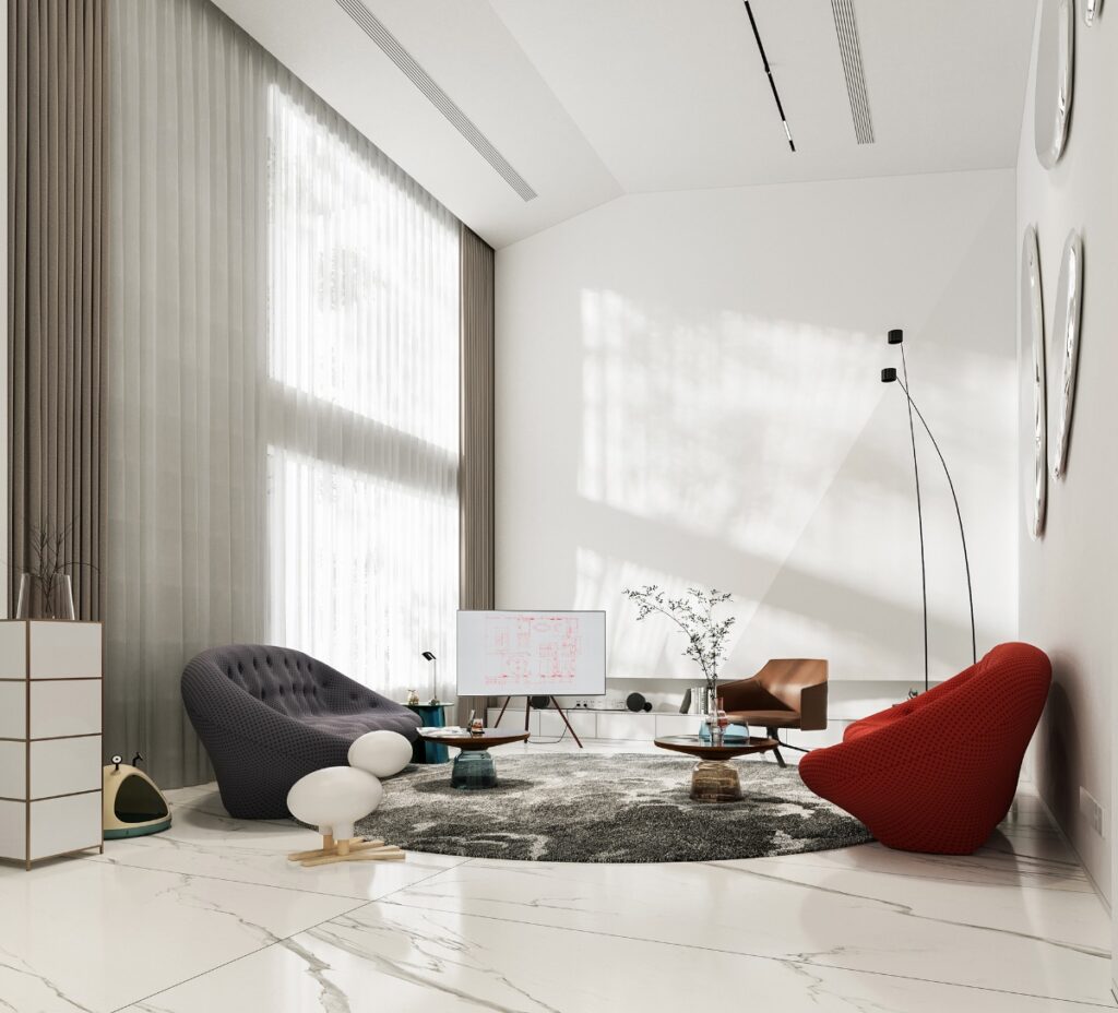 40 Red Couch Living Rooms With Tips And Ideas To Design Around The Color