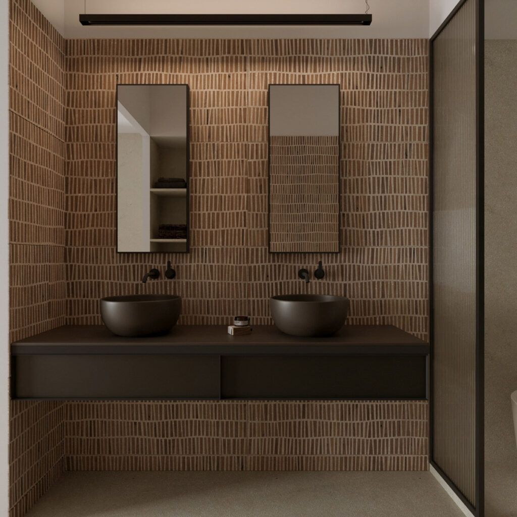Expressive Espresso And Cream Interiors