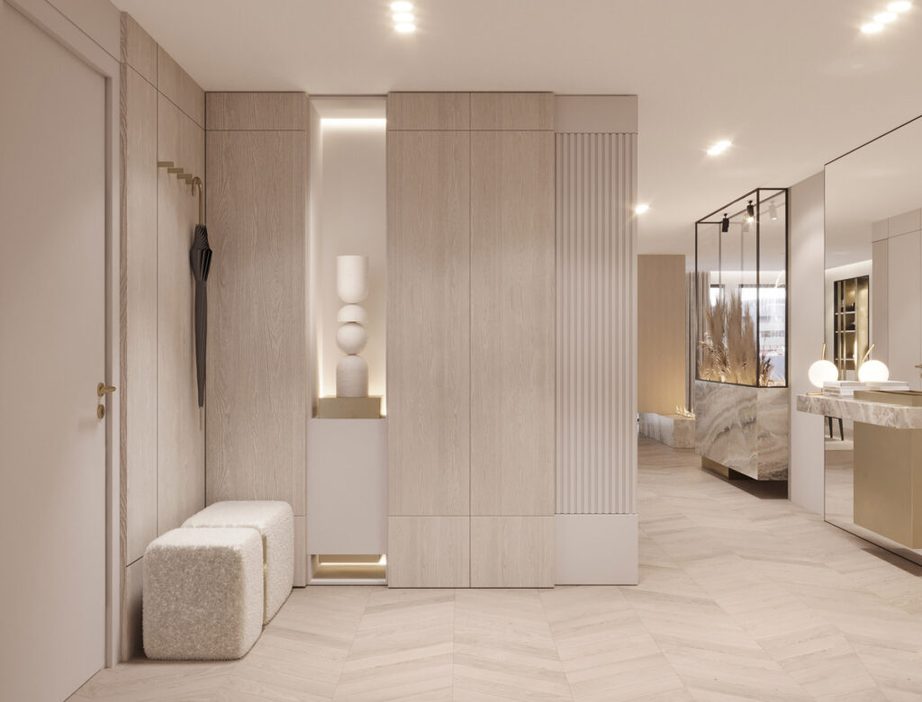 entryway stool | Interior Design Ideas