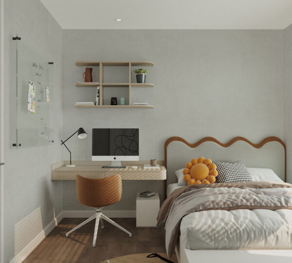 Luxe Apartments With Curved Decor & Restrained Color Palettes