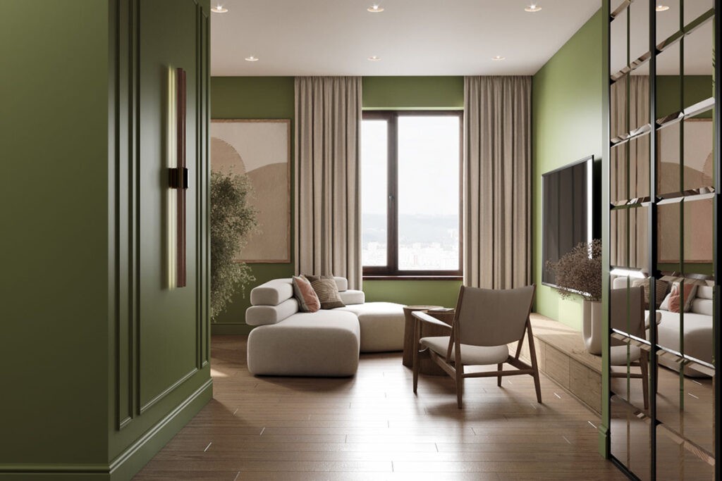 Creating Unique Interiors With Bold Color Contrast