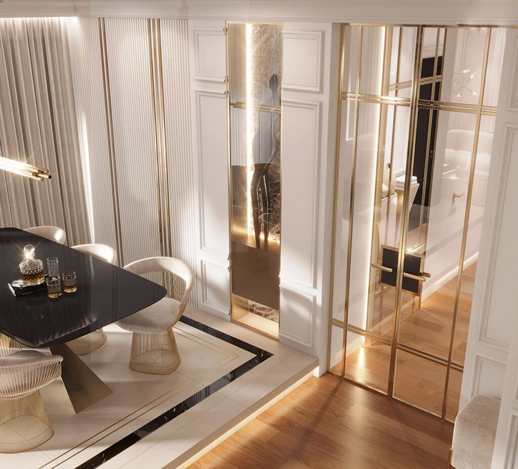 Fashioning Luxurious Interiors With Gold Accents