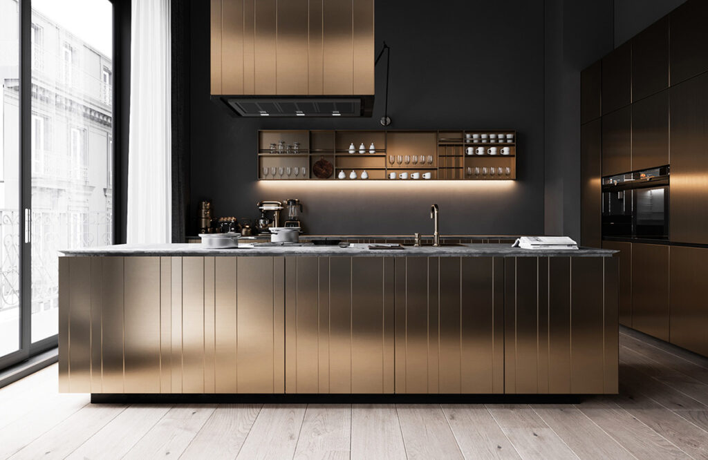 40 Dark Kitchens That Look Delicious
