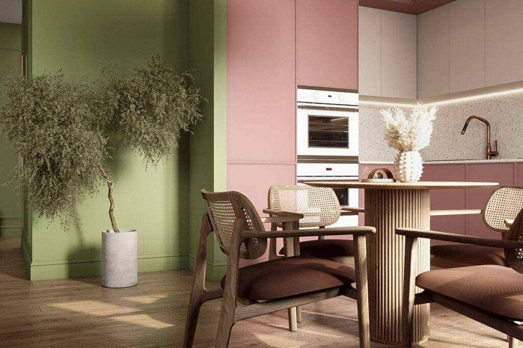 Creating Unique Interiors With Bold Color Contrast