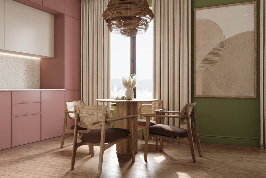 Creating Unique Interiors With Bold Color Contrast