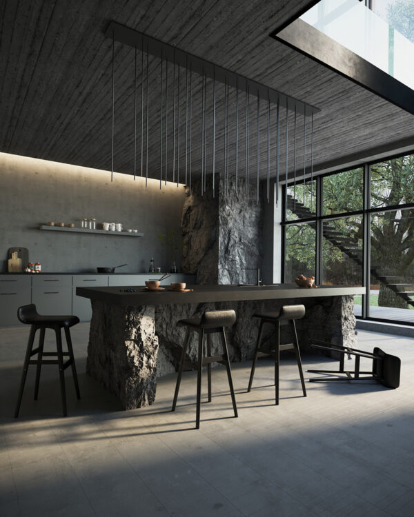 40 Dark Kitchens That Look Delicious