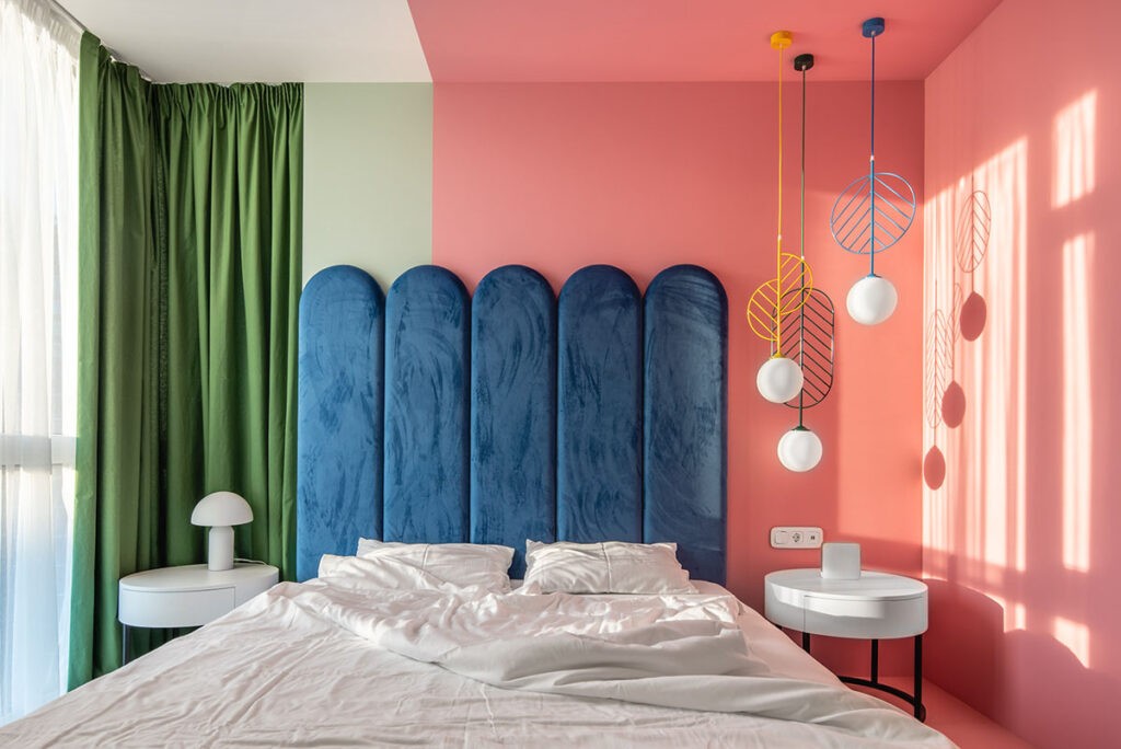 Creating Unique Interiors With Bold Color Contrast