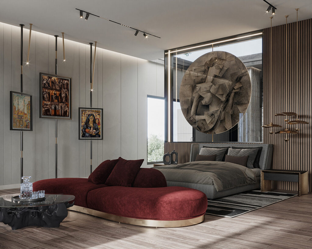 arty bedroom | Interior Design Ideas