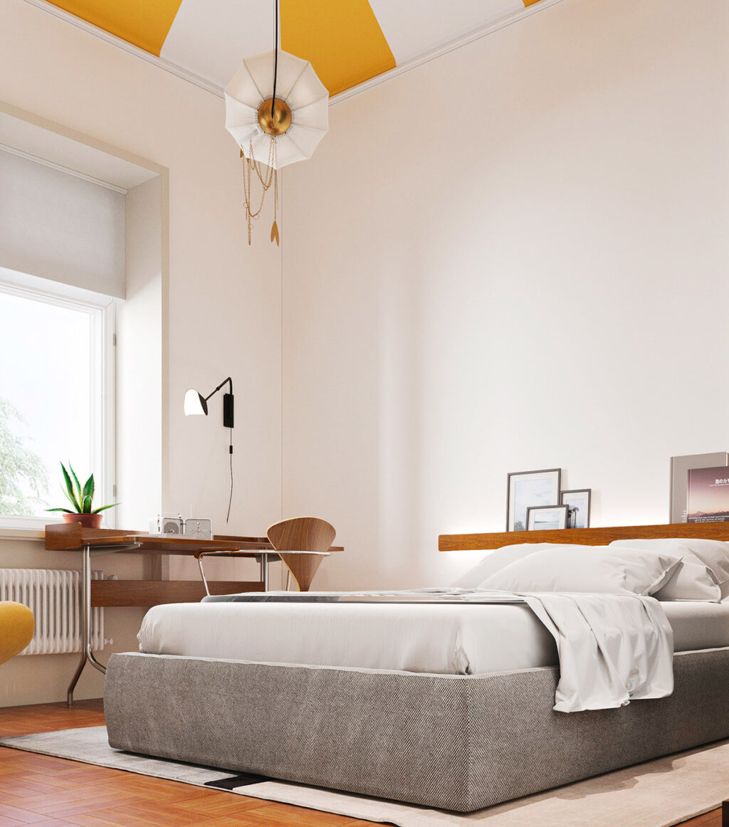 Cheerful Moden Home Interior With Colorful Accents