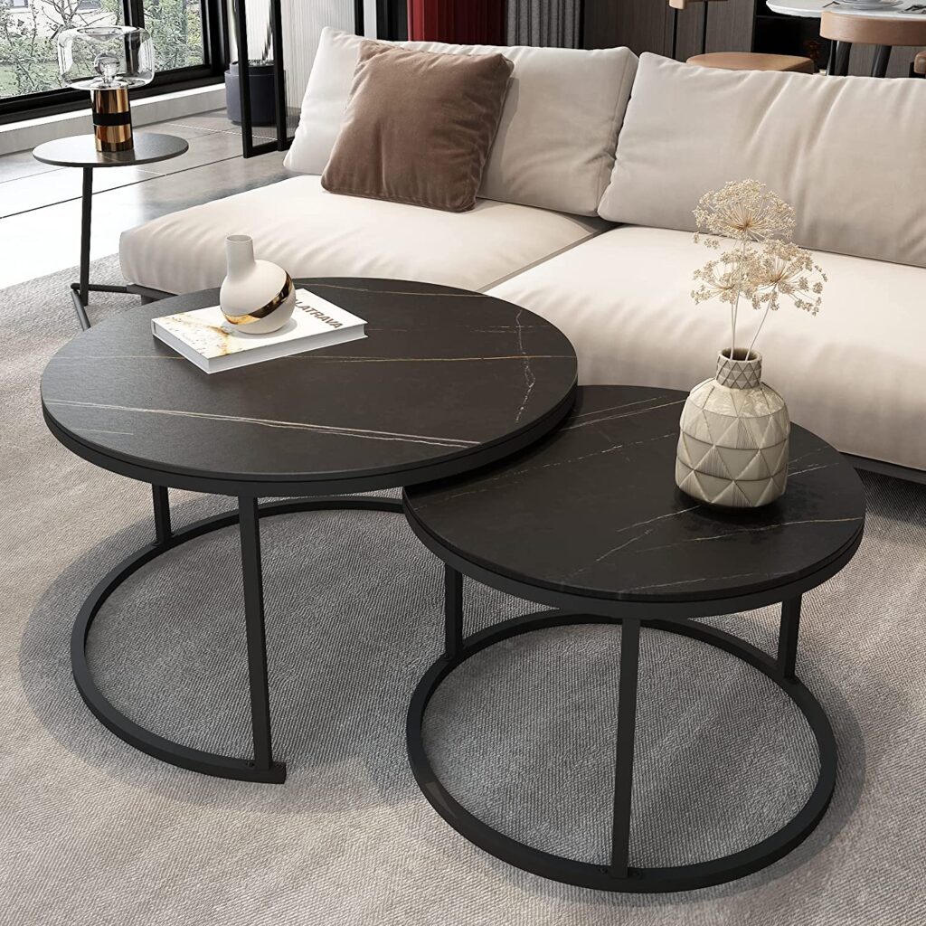 51 Black Coffee Tables for a Chic Living Room Layout