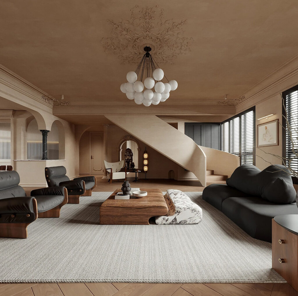 Neoclassical Interiors With Extraordinary Furniture